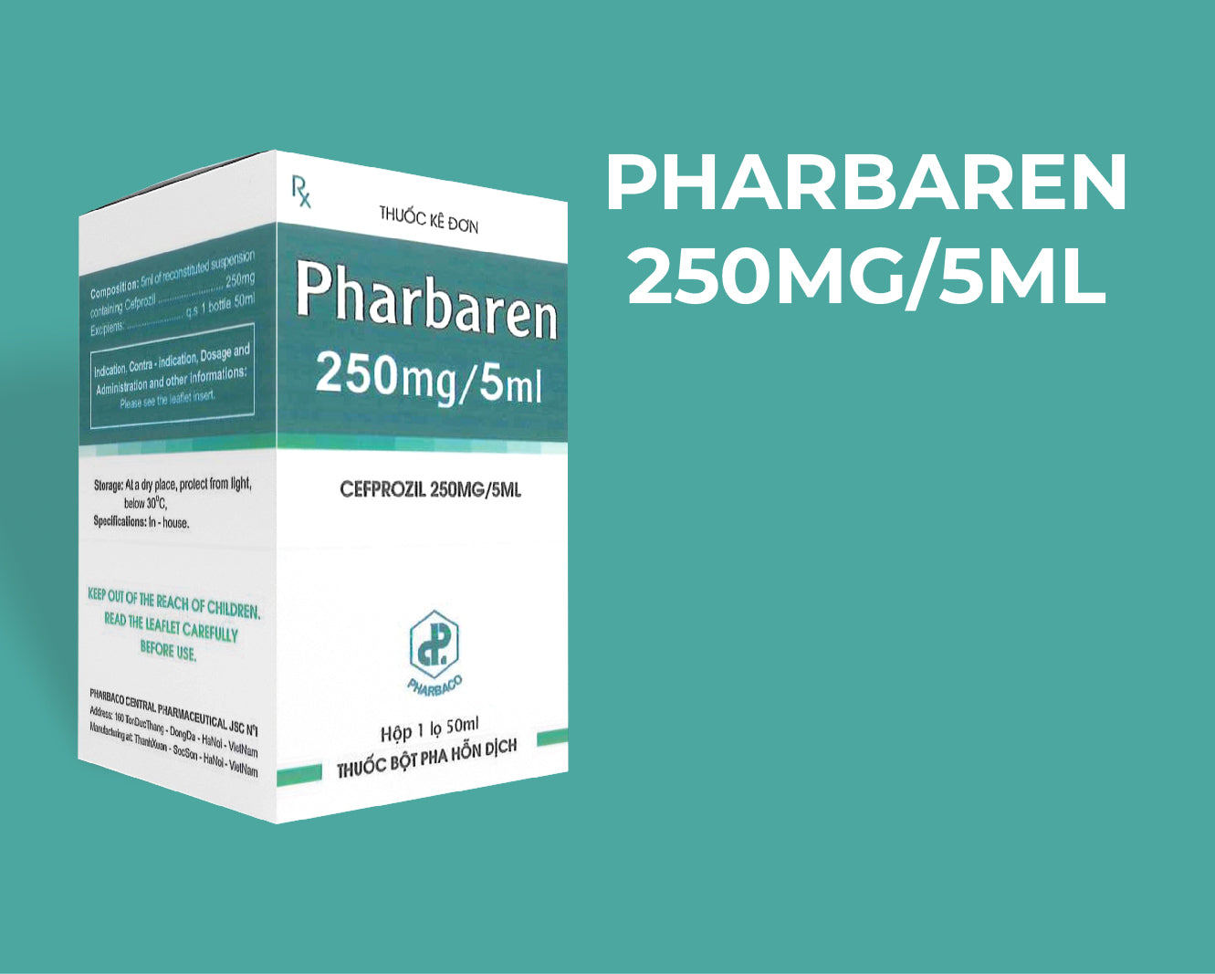 PHARBAREN 250MG/5ML – CG Vietnam
